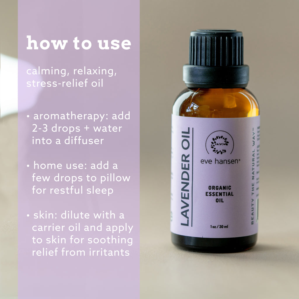 Try Our Organic Lavender Oil from Eve Hansen